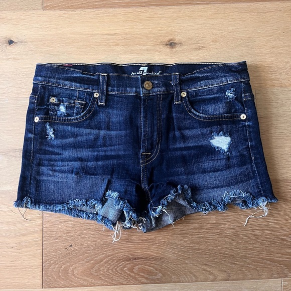 7 For All Mankind | Shorts | 7 For All Mankind Cut Off Jean Shorts 26 ...
